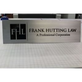 Custom Metal Plaques Custom Metal Signs: Brushed, Dibond & Aluminum ...