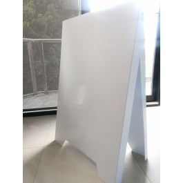 Plastic White A-Frame Signs, Plastic A Board Pavement Signs